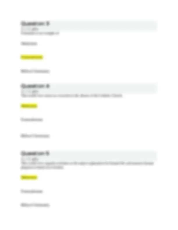 GOVT 220 Week 6 Module 6 Quiz: Worldview I|Complete 100% Questions ...