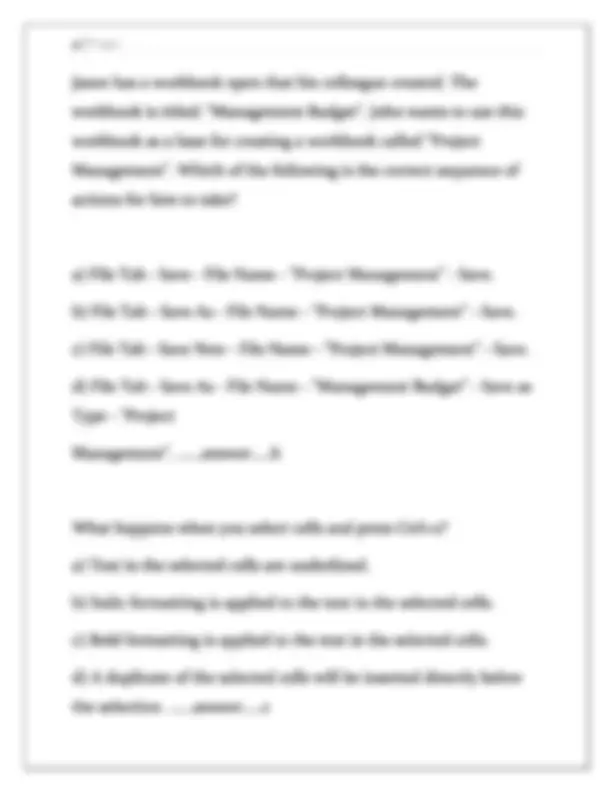 EXCEL IKM TEST 2025 LATEST UPDATE, IKM EXCEL ASSESSMENT, EXCEL ...