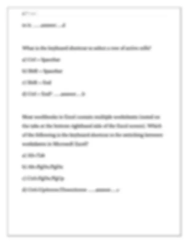 EXCEL IKM TEST 2025 LATEST UPDATE, IKM EXCEL ASSESSMENT, EXCEL ...