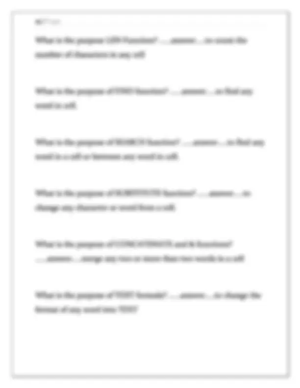 EXCEL IKM TEST 2025 LATEST UPDATE, IKM EXCEL ASSESSMENT, EXCEL ...