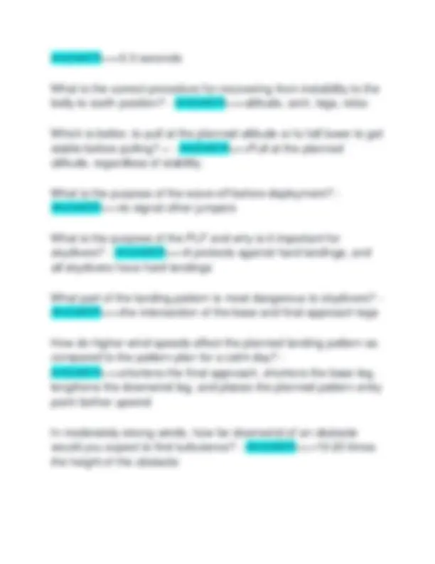 USPA A LICENSE WRITTEN TEST EXAM QUESTIONS WITH COMPLETE SOLUTIONS ...