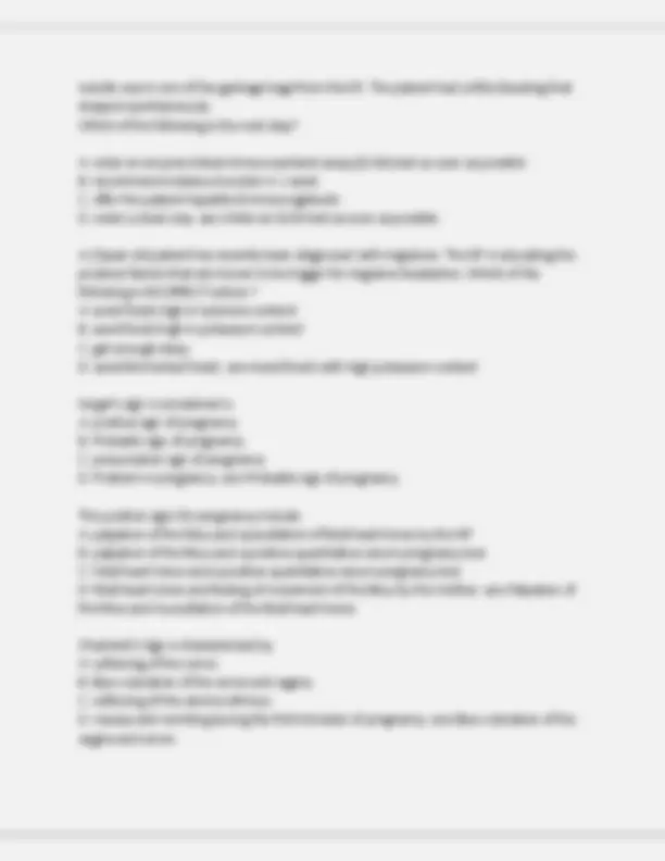 ANCC FNP Exam Review Questions + ans LEIK part 1.pdf | Exams Nursing ...