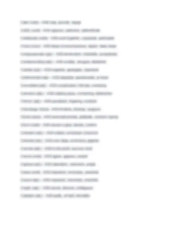 SSAT 300 Words to Know Test Innovator Questions and Answers | Exams ...