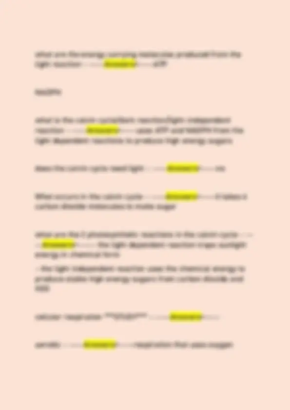 SOUTH CAROLINA BIOLOGY EOC NEWEST ACTUAL 2025/2026 WITH COMPLETE REVIEW ...