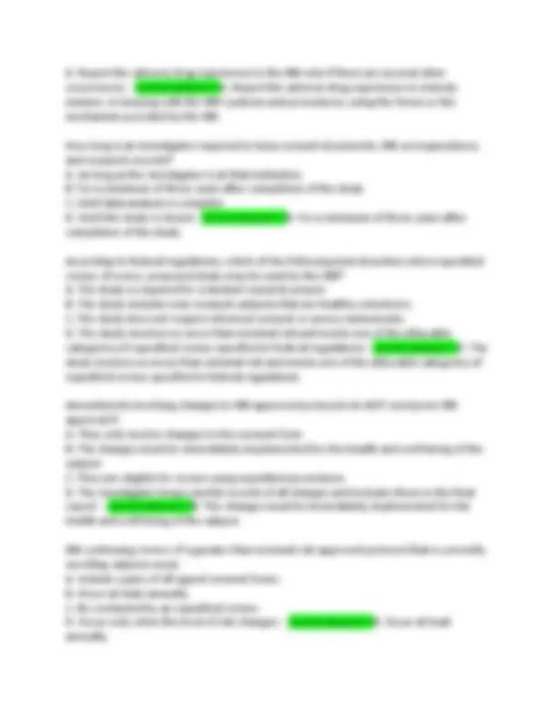 CITI Training, Modules 1-24 (Biomedical Research) Latest Exam 2025-2026 ...