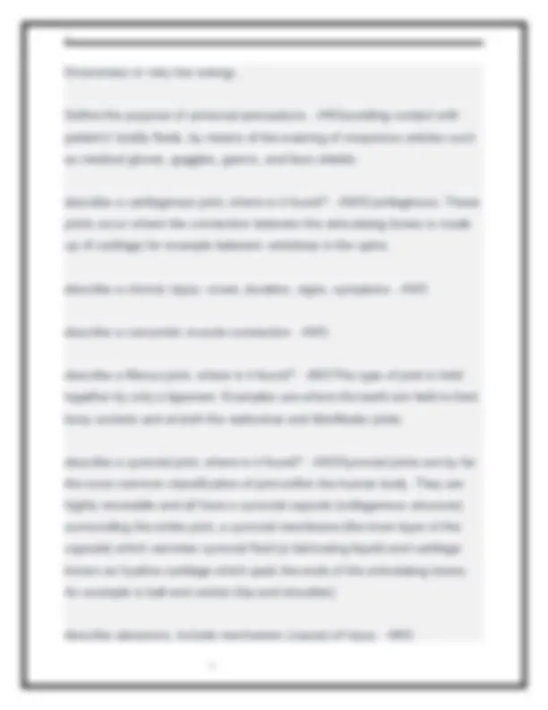 Sports Med EOP Exam Test Bank 2025-2026. Questions & Correct Answers ...