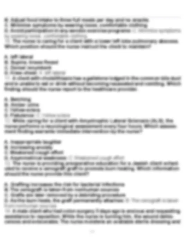 Med Surg Final HESI Exam Study Guide 2024 – Key Concepts, Practice Questions, and answers ...