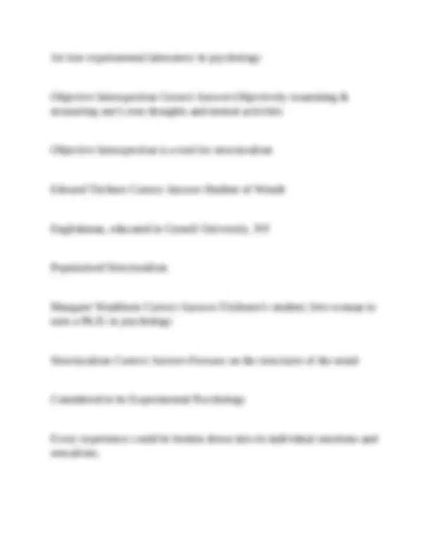 Psych 101: Ch 1 Introduction to Psychology Questions with Correct ...