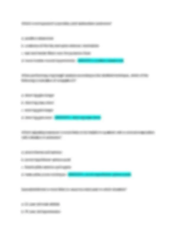 NBCE Boards Part II - Chiropractic Practice Questions and Answers- A+ ...