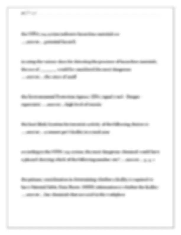 TCFP & GFD Hazmat Awareness/Ops Exam Bank: 500 Expert-Verified ...