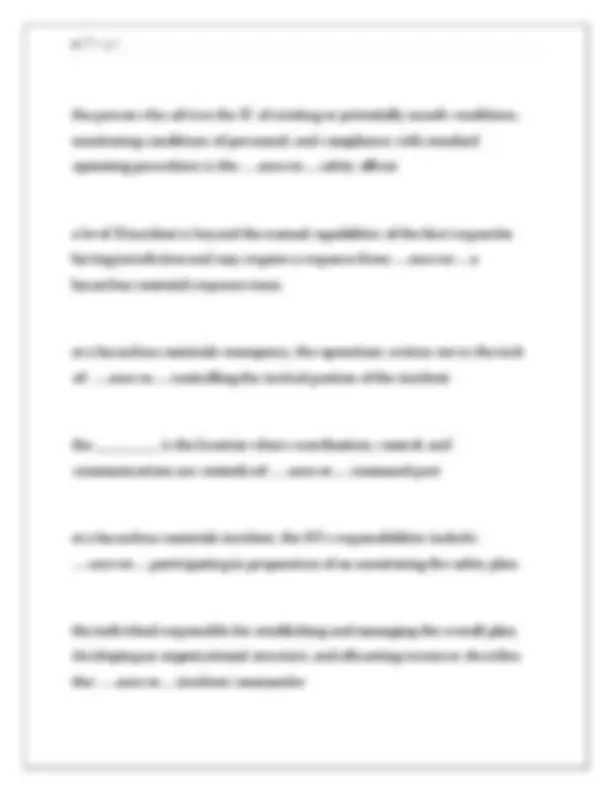 TCFP & GFD Hazmat Awareness/Ops Exam Bank: 500 Expert-Verified ...