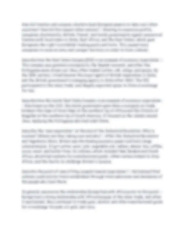 AP World History Unit 6 Questions With Verified Answers!!! 2025 Latest ...