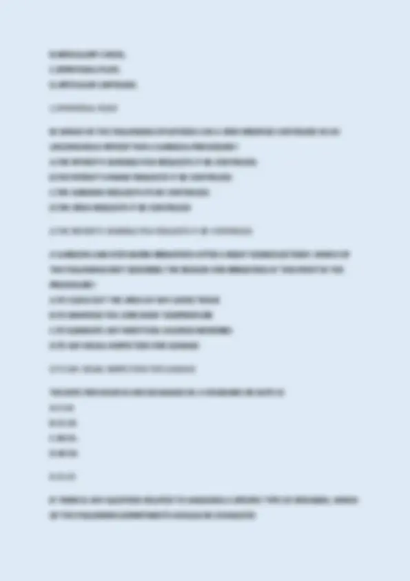 NBSTSA CERTIFIED SURGICAL TECHNOLOGIST SELF-ASSESSMENT EXAMINATION A&B ...