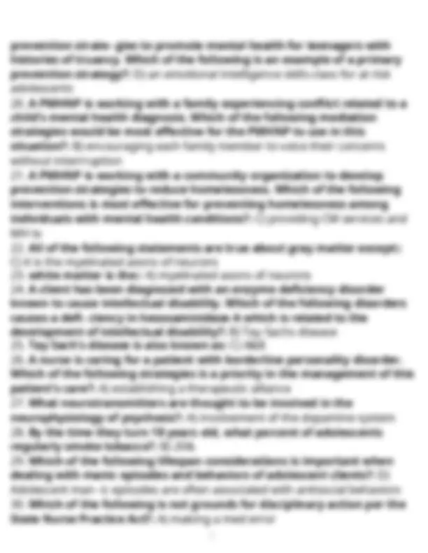 Practice PMHNP-BC Exam Questions 2023-2024 complete with answers ...