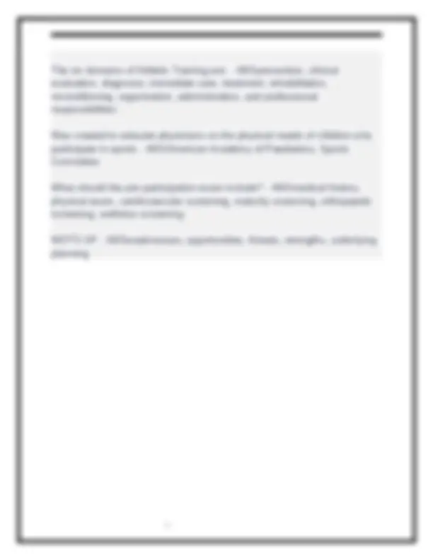 AACI Sports Medicine Competition Test Questions with Correct Verified ...