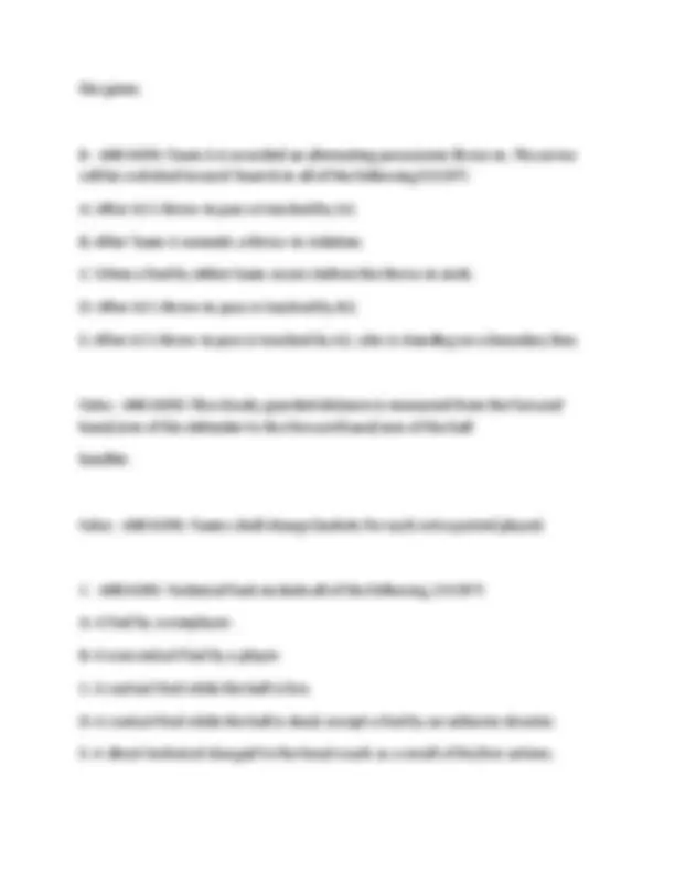 NFHS Basketball Rules Exam 2025-2026: Questions and Elaborated Answers ...