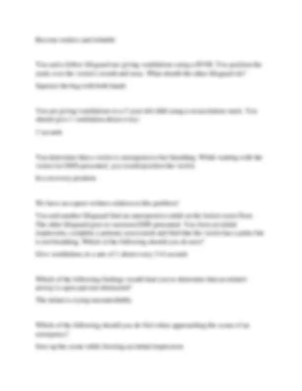 American Red Cross--Lifeguarding Study Guide 2025-2026. QUESTIONS WITH ...