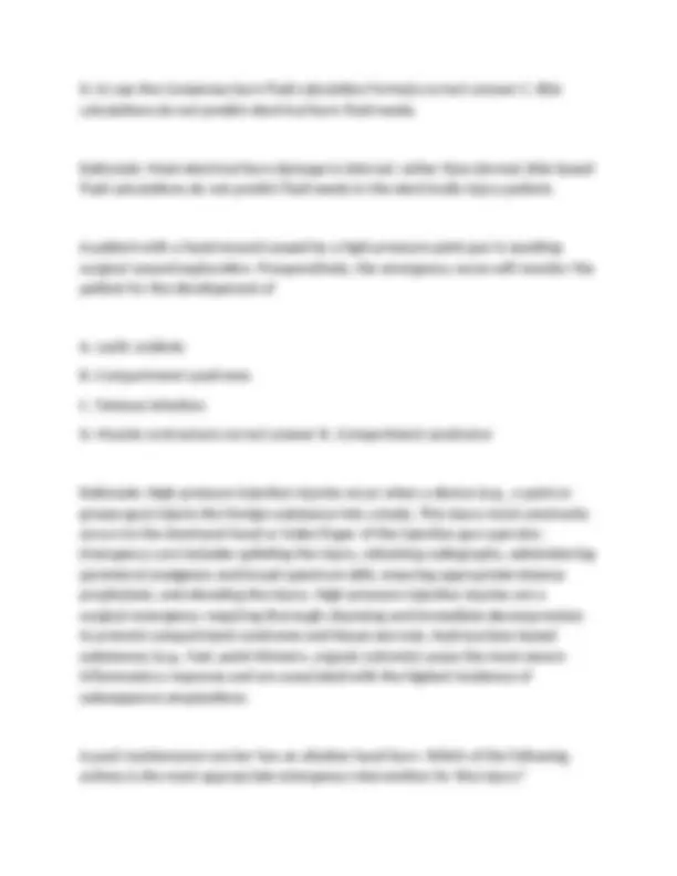 CEN PRACTICE QUESTIONS WITH ACCURATE ANSWERS | Exams Nursing | Docsity