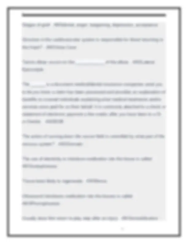 Sports Medicine Technical Skills Assessment Final Practice Questions ...