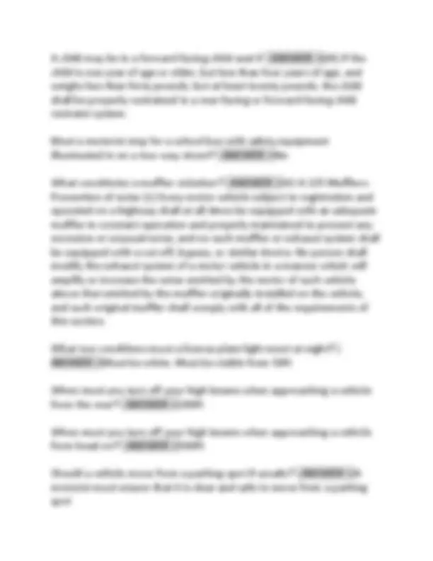 COLORADO POST (TEST 1) QUESTIONS AND ANSWERS | Exams Nursing | Docsity