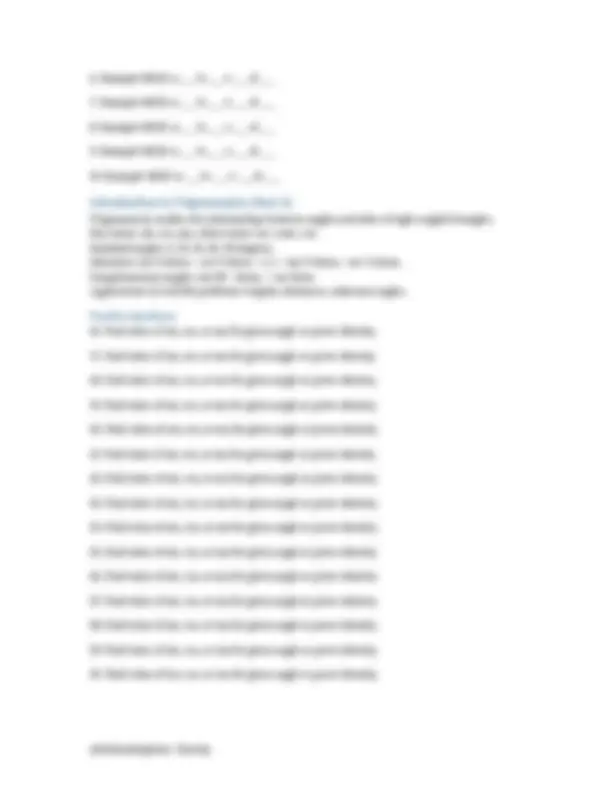 Class 10 – Complete Trigonometry Assignment & Study Notes (2025 Edition ...