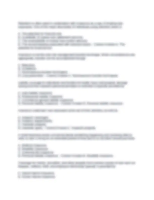 AINS 21 Exam Segment A Property And Liability Insurance Principles With ...