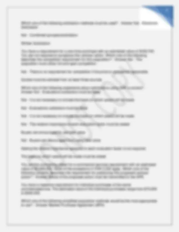 CON 2370 Simplified Acquisition Procedures Study Guide Exam Questions ...