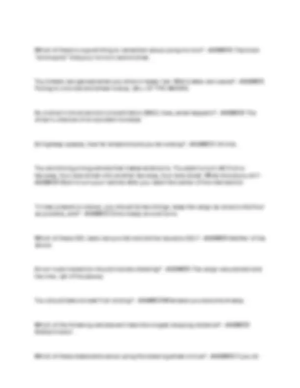 Texas CDL General Knowledge Test Questions and Answers | Exams Advanced ...