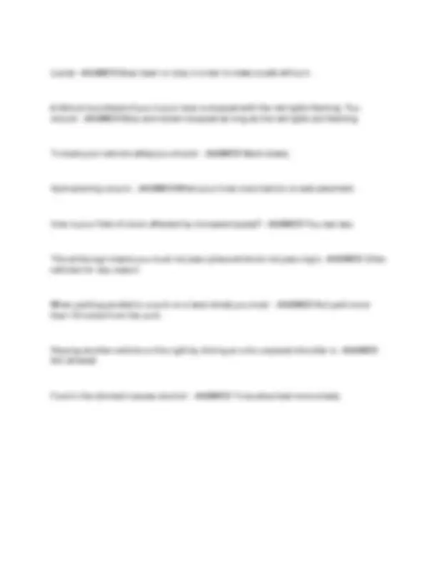 Texas DPS Written Knowledge Test: Practice Questions and Answers ...