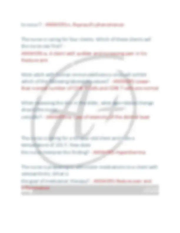 MDC final Exam 2025(Verified) Questions and Correct Answers Rated A+ | Exams Psychology | Docsity