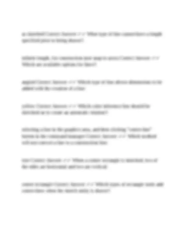 CSWA solidworks certification exam Questions with Correct Answers ...