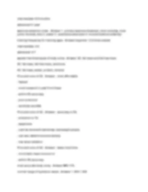 Exercise Physiology: Midterm 2 Study Guide | Exams Advanced Education | Docsity