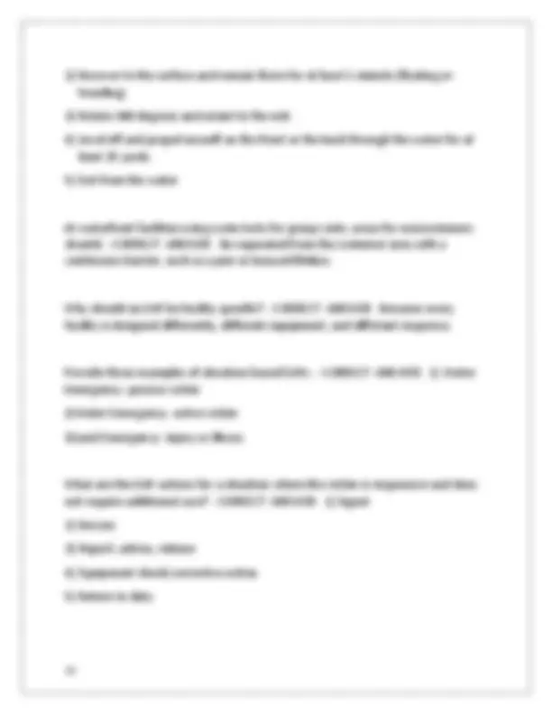 American Red Cross Lifeguarding Final Written Exam 2025 – Complete ...