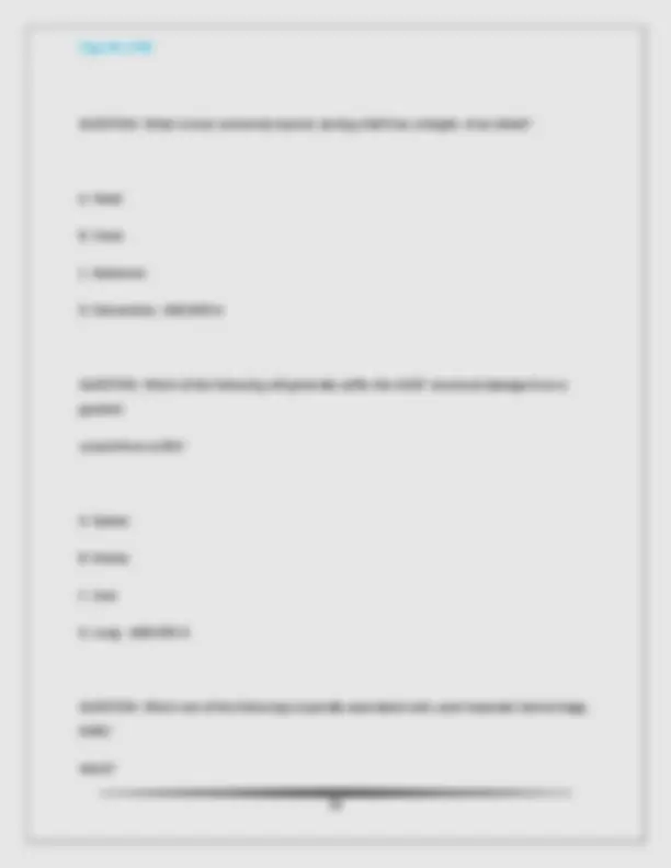 ITLS 9th Edition EXAM 1, 2 AND 3 ALL 300+ QUESTIONS AND DETAILED ...