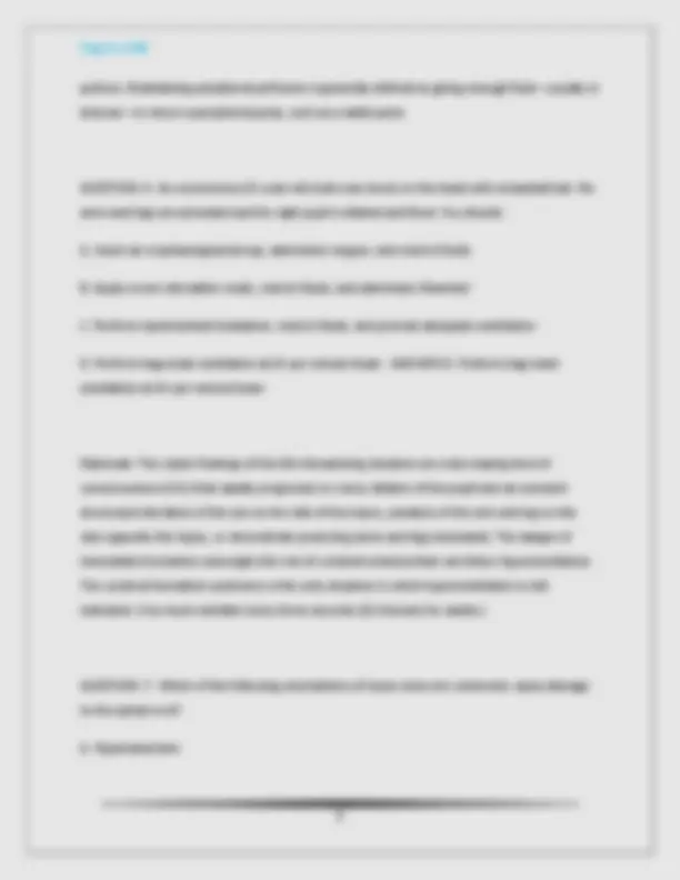 ITLS 9th Edition EXAM 1, 2 AND 3 ALL 300+ QUESTIONS AND DETAILED ...