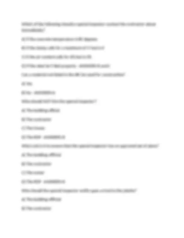 ICC General Requirements Practice Exam Questions With Complete ...
