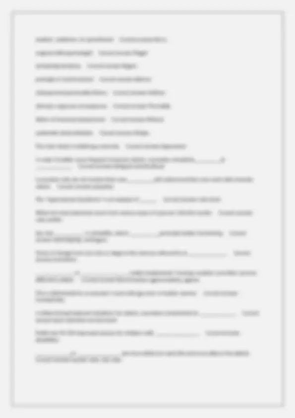 NCE/LPC EXAM STUDY GUIDE WITH ALL CORRECT & 100% VERIFIED ANSWERS ...