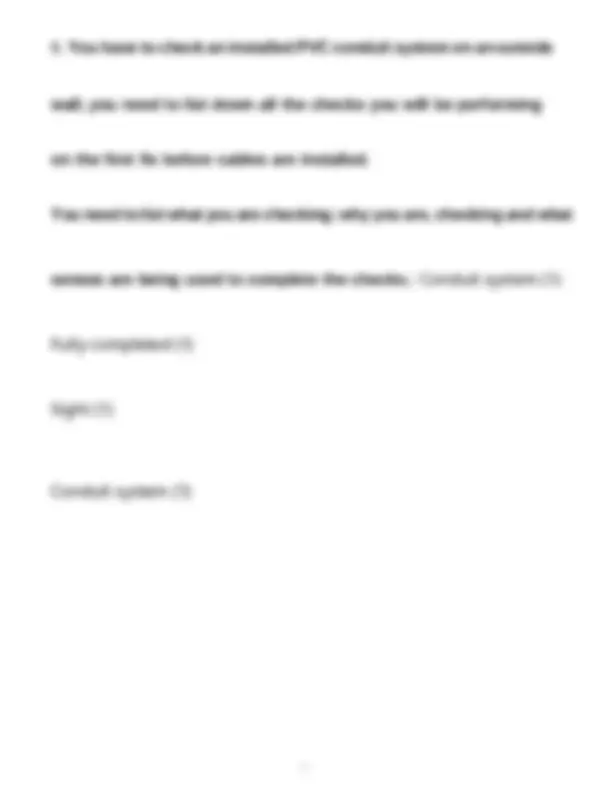 Electrical installation 304 practice test written exam with verified ...