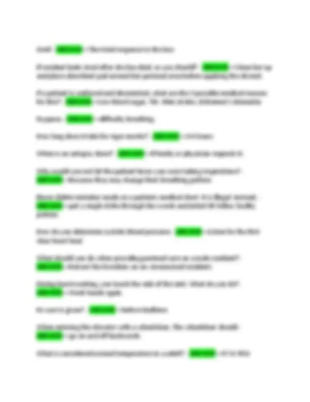 2025 Florida CNA Written Exam Test Prep Questions and answers. | Exams ...