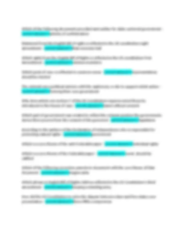 Florida Civics Literacy Latest Exam 2025-2026 With Correct Verified ...