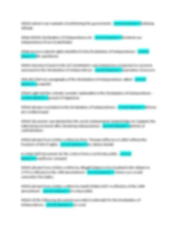 Florida Civics Literacy Latest Exam 2025-2026 With Correct Verified ...