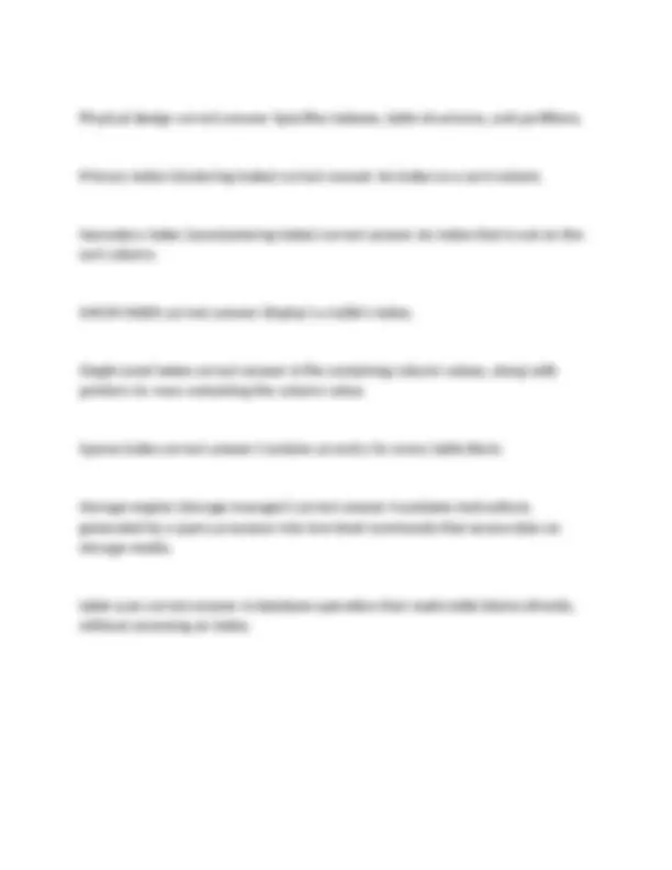 D427 Data management applications - Chapter 5 questions with accurate ...
