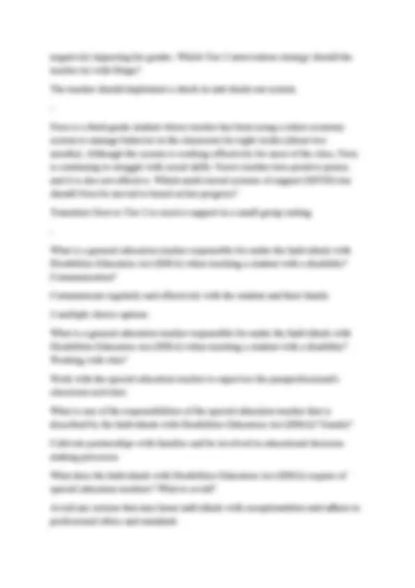 Personalized learning for inclusive classrooms d662 exam questions and ...