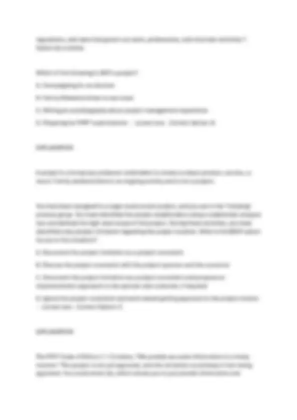 Project Management Professional (PMP) 2025 – Full Exam Blueprint ...