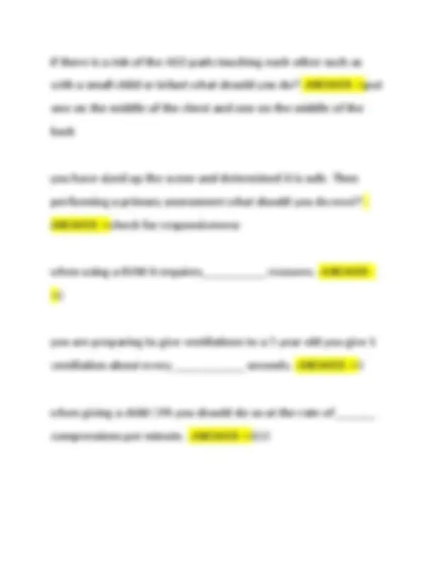 AMERICAN RED CROSS LIFEGUARD TEST EXAM QUESTIONS WITH COMPLETE ...