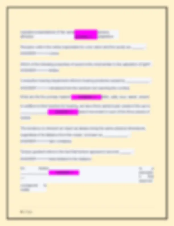 PSYCHOLOGY 1010 FINAL EXAM STRUCTURED QUESTIONS & DETAILED ANSWERS WITH ...