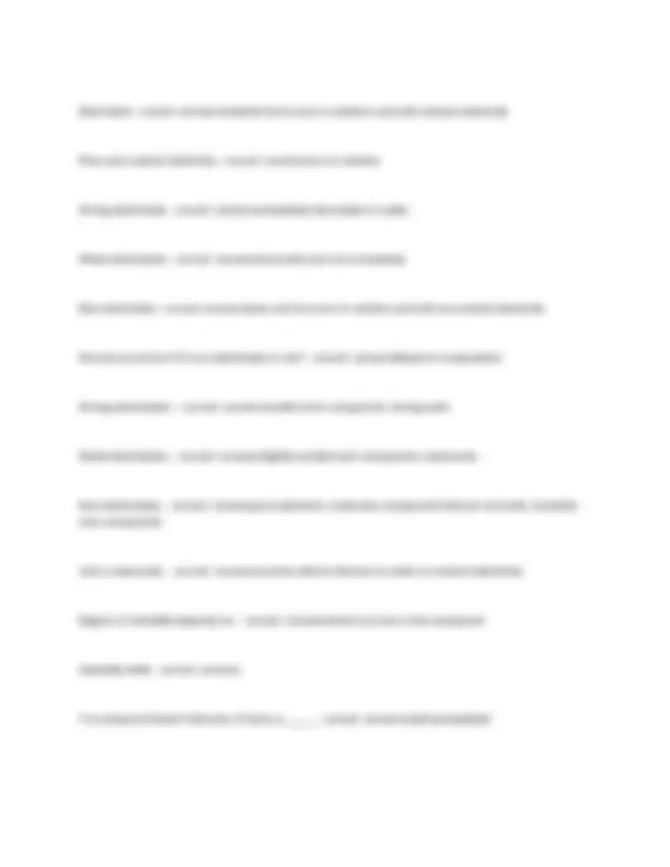 Chem 103 Chapter 4 & 5 exam with correct answers | Exams Nursing | Docsity