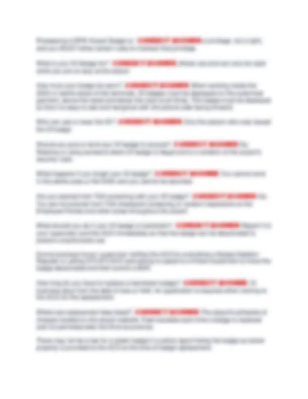 Airport SIDA id badge 2025 Exam Test Questions With 100% Correct ...
