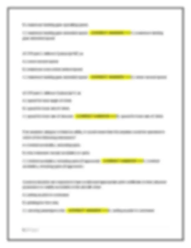 COMMERCIAL PILOT WRITTEN EXAM 2025 ACTUAL EXAM 200 QUESTIONS AND ...