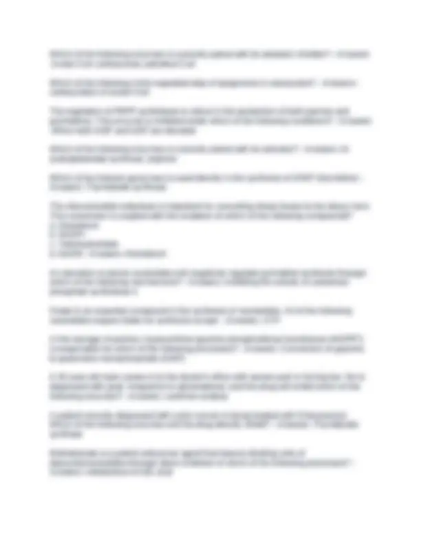 Medical Biochemistry Final Exam Review: Questions and Answers | Exams ...